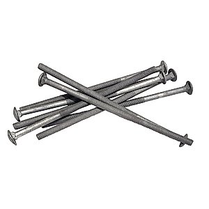 3/8" - 16 x 9 Carriage Bolt | Round Head | Hot Dip Galvanized | 45pcs Box