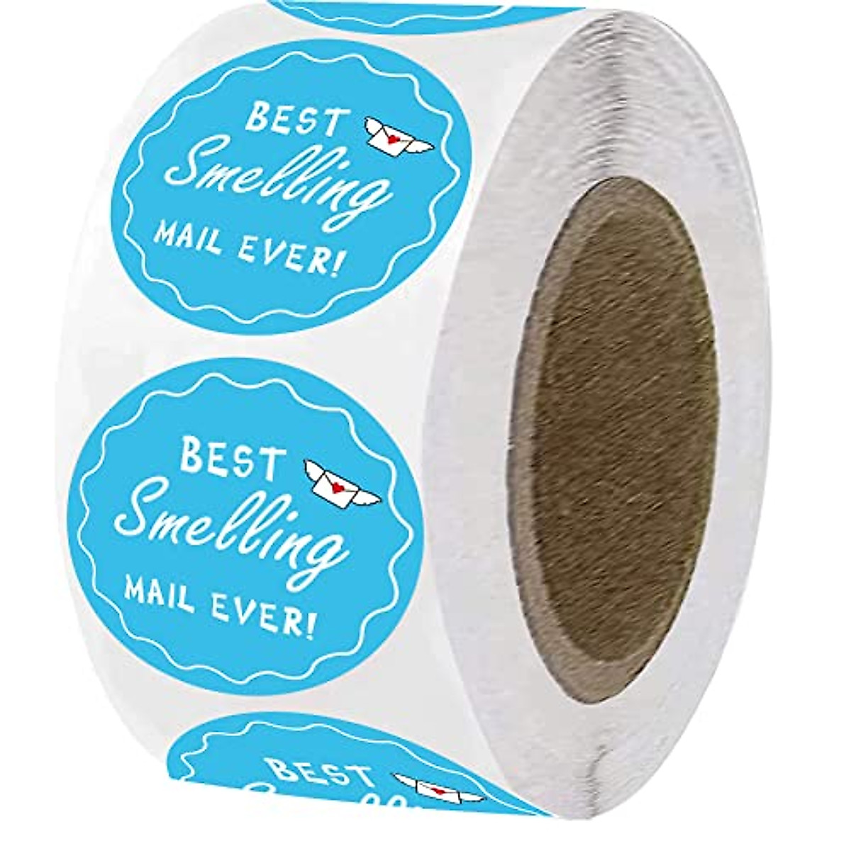 Best Smelling Mail Ever Sticker 1.5 Inch Happy Mail Envelope Labels - Decorative Sealing Labels 500Pcs Happy Mail Stickers for Christmas Gifts,Small Business,Package,Boutique Shipping Supplies