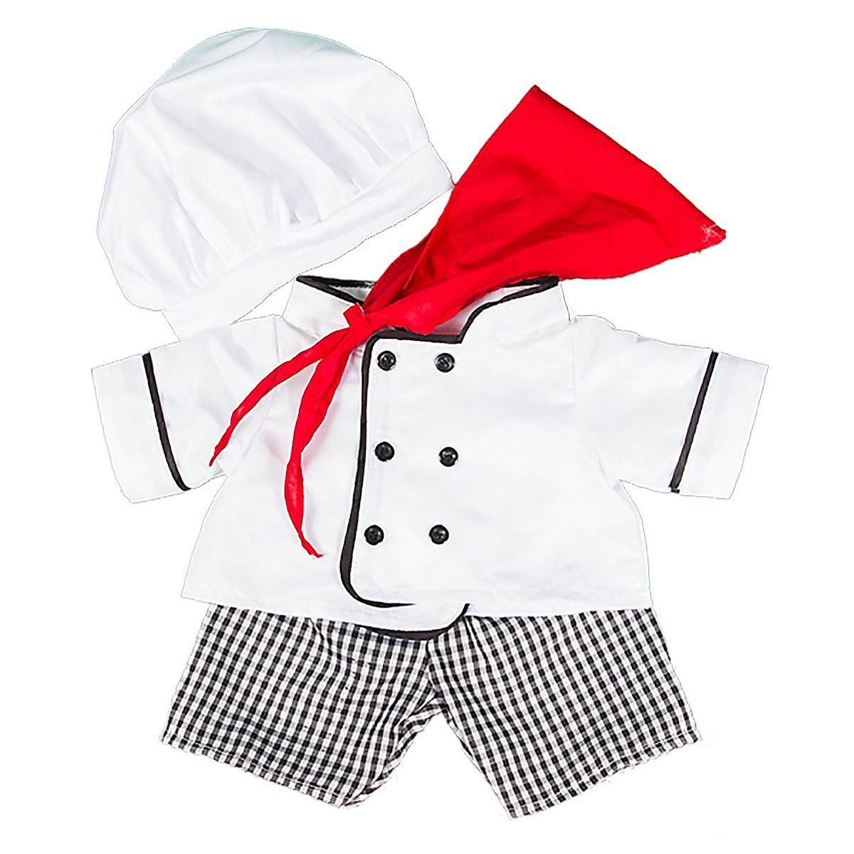 Chef Outfit Teddy Bear Clothes Fits Most 14"-18" Build-a-Bear and Make Your Own Stuffed Animals