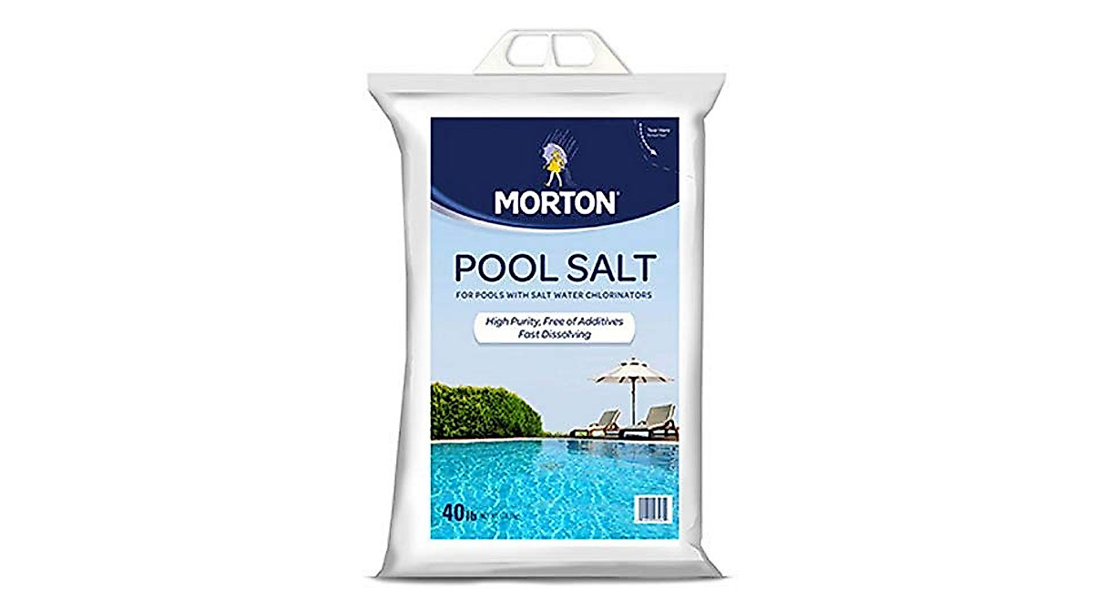 Morton Pool Salt - High Purity 40 lb for Saltwater Use
