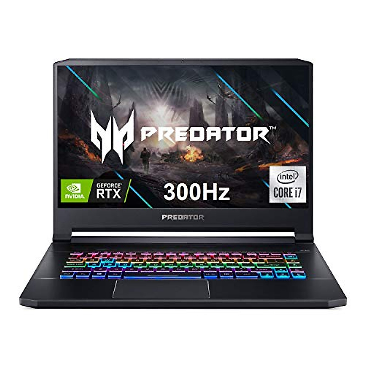 Acer Predator Triton 500 PT515-52-73L3 Gaming Laptop, Intel i7-10750H, NVIDIA GeForce RTX 2070 SUPER, 15.6" FHD NVIDIA G-SYNC Display, 300Hz, 16GB Dual-Channel DDR4, 512GB NVMe SSD, RGB Backlit KB
