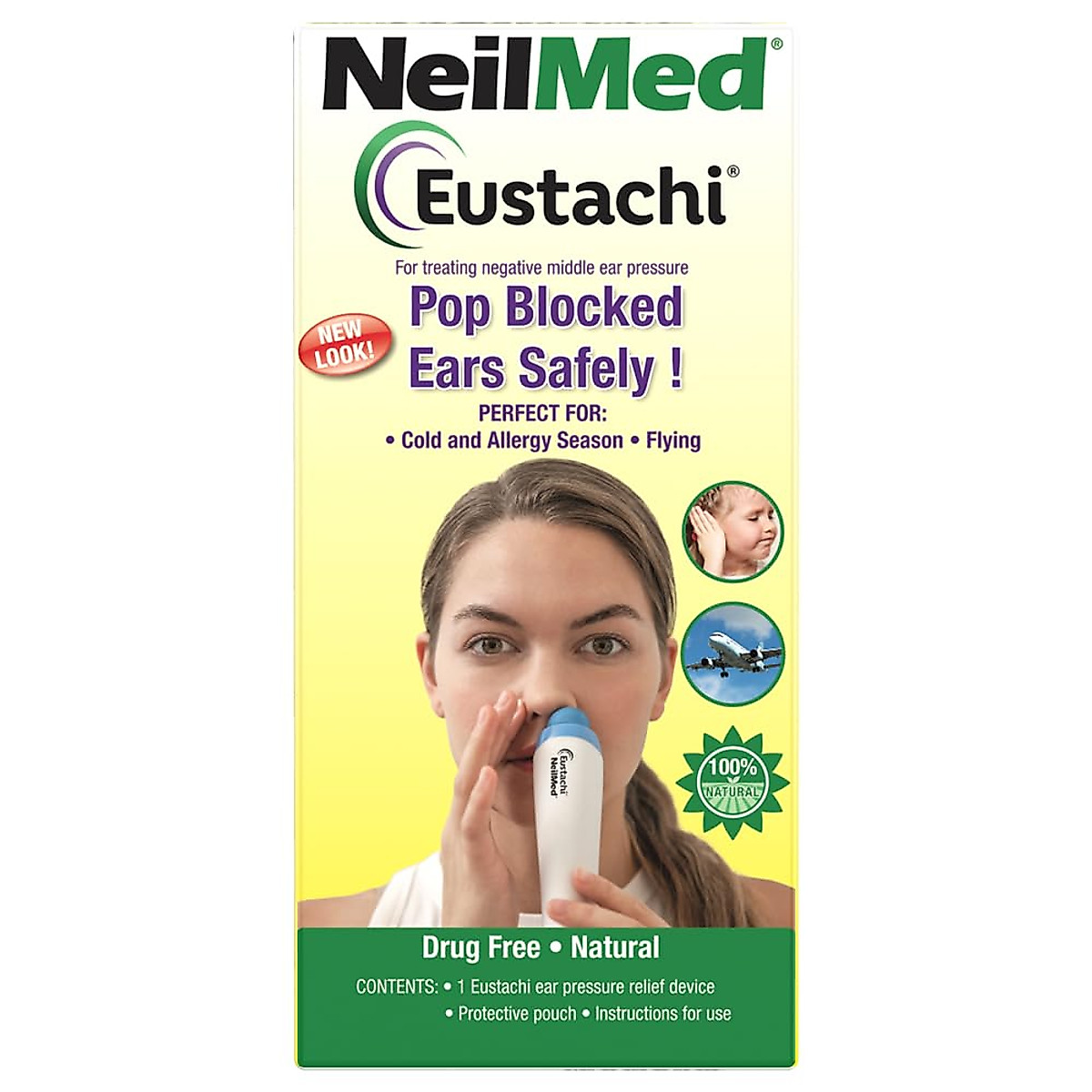 NeilMed Eustachi-Eustachian Tube Exercise-Pop Blocked Ears Safely. Helps Relieve Ear Pressure