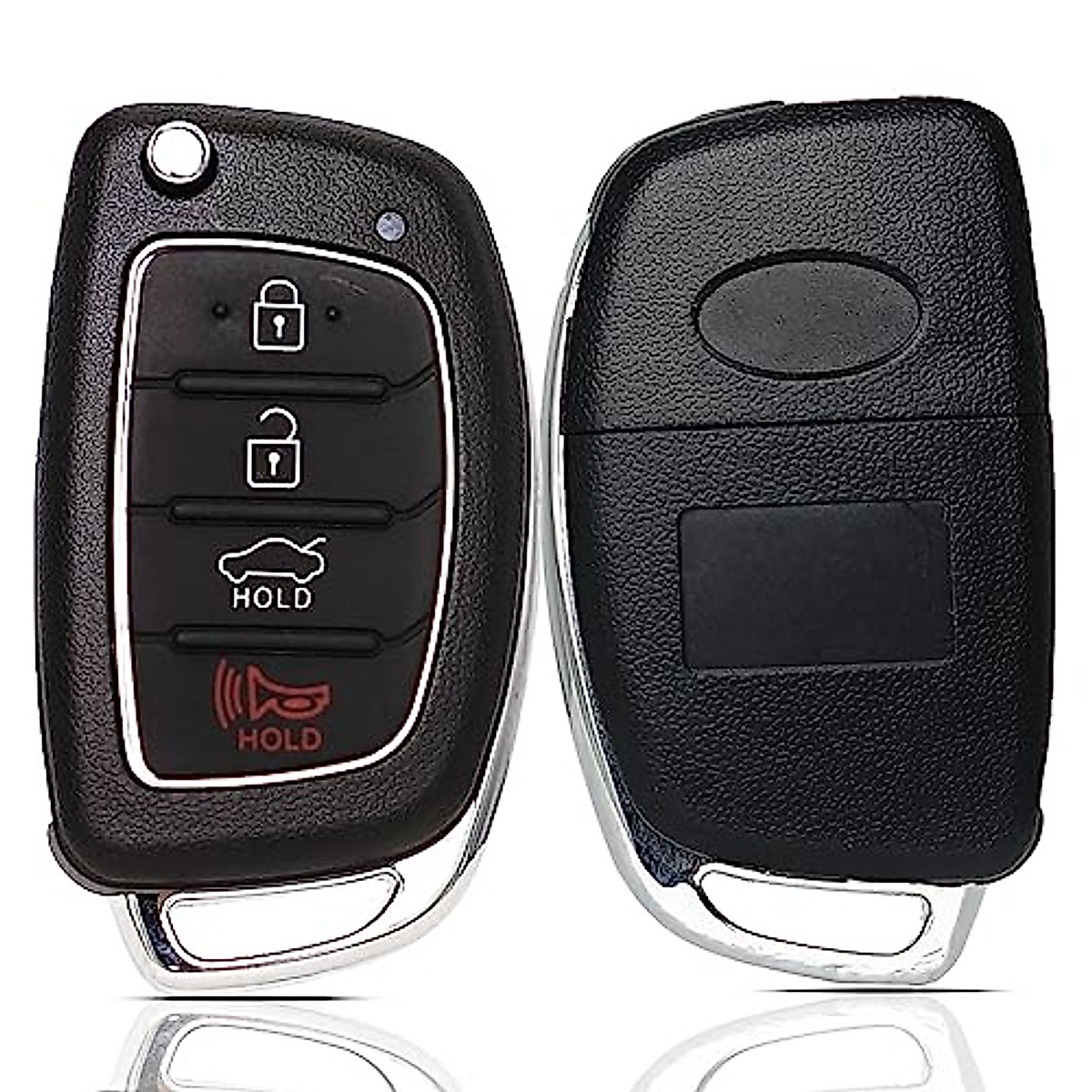 Car FILP Key Fob Remote Replacement Fits for Hyundai Sonata 2014 2015 2016 2017 TQ8-RKE-4F16 Keyless Entry Remote Control 95430-C1010 95430-C1000 46chip