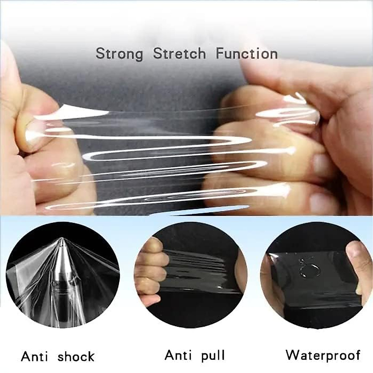 Cyxunand For Samsung Galaxy Z Fold 5 Privacy Screen Protector Anti-Peeping Nano Soft Film Outer Screen+Inner Screen Anti-Peeping Soft film Anti-Spy Protective Film