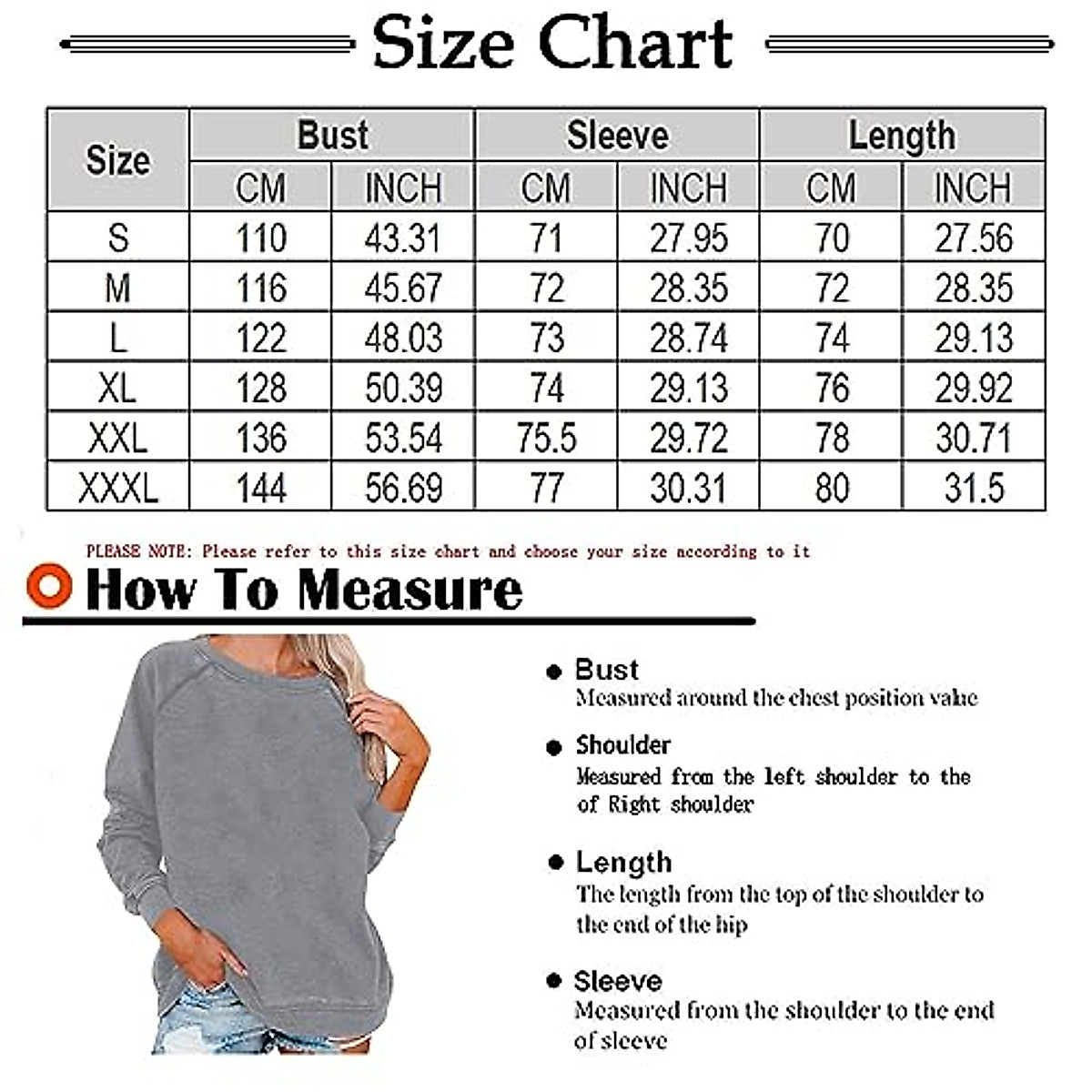 ChicCrate Oversized Sweatshirt for Women Crewneck Y2K Hoodie Cotton Long Sleeve Shirts Dressy Casual Blouses Trendy Sweater Pullover Basic Going Out Tops Fall Clothes My Orders(A-Gray,3X-Large)