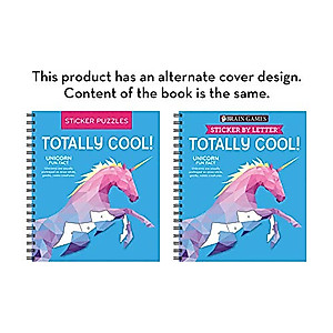 Brain Games - Sticker by Letter: Totally Cool! (Sticker Puzzles - Kids Activity Book)