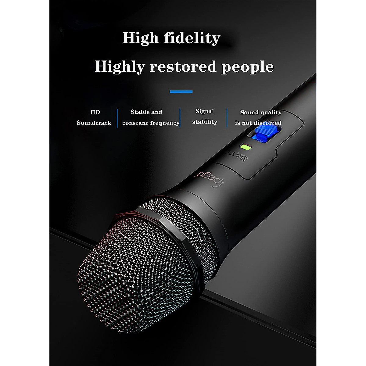 ipega PG-9207 Game Wireless Microphone, Game Console Microphone, with Switch Compatible with N-Switch PS5 PS4/ Game Wireless Microphone