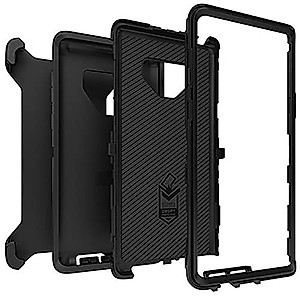 OtterBox Defender Series Screenless Edition Case for Samsung Galaxy Note9 (Only) - Holster Clip Included - Non-Retail Packaging - Black