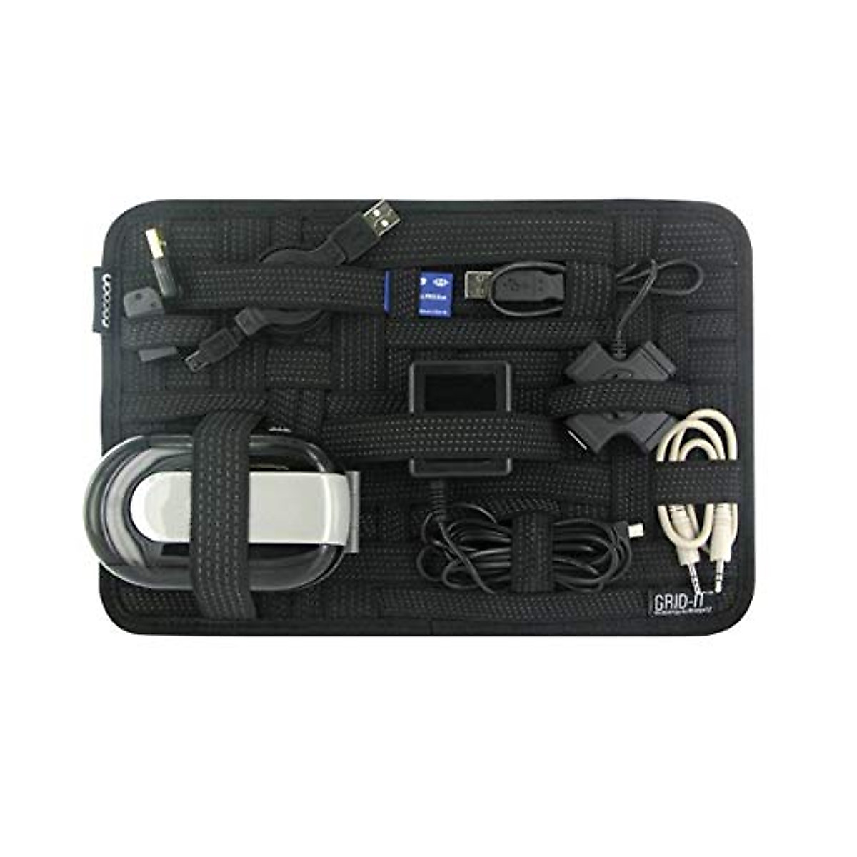 Cocoon CPG10BK GRID-IT!® Accessory Organizer compatible with Tablets - Medium 12" x 8" (Black)