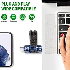 DIDIVO 128GB USB Flash Drive, USB Type C Thumb Drive Memory Stick Jump Drive USB 3.0 Drive Photo Stick Storage