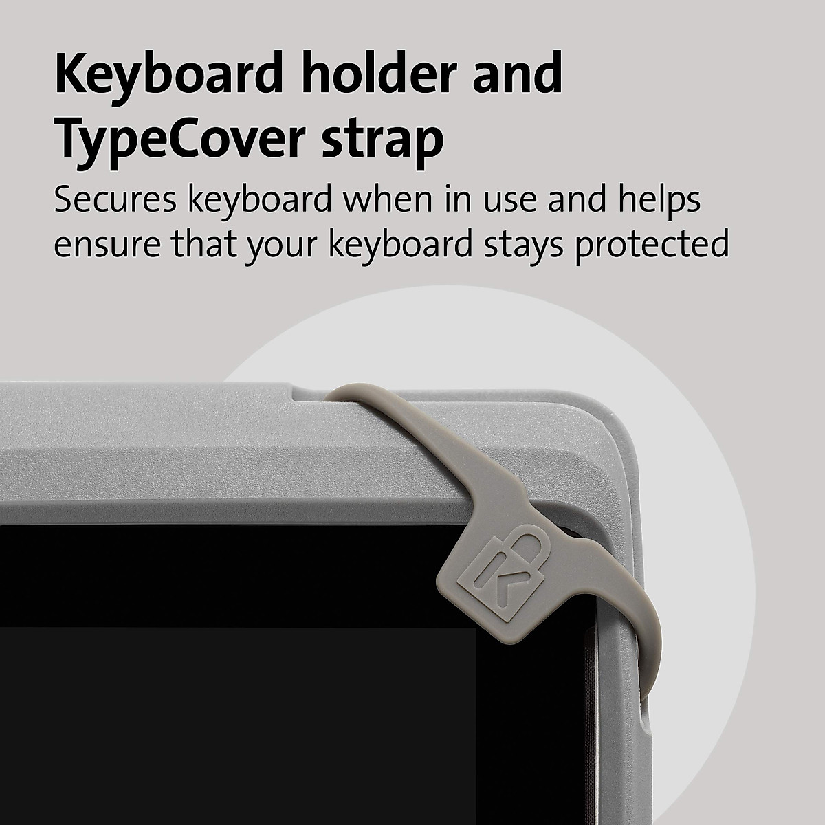 Kensington Blackbelt 2nd Degree Rugged Case for Surface Pro 7, 7+, 6, 5, & 4 - Silver (K97802WW)