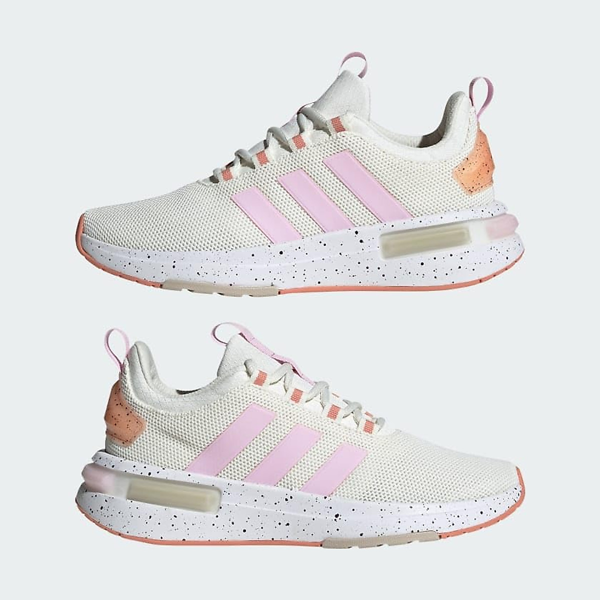 adidas Women's Racer TR23 Sneaker, Off White/Orchid Fusion/Wonder Beige, 9