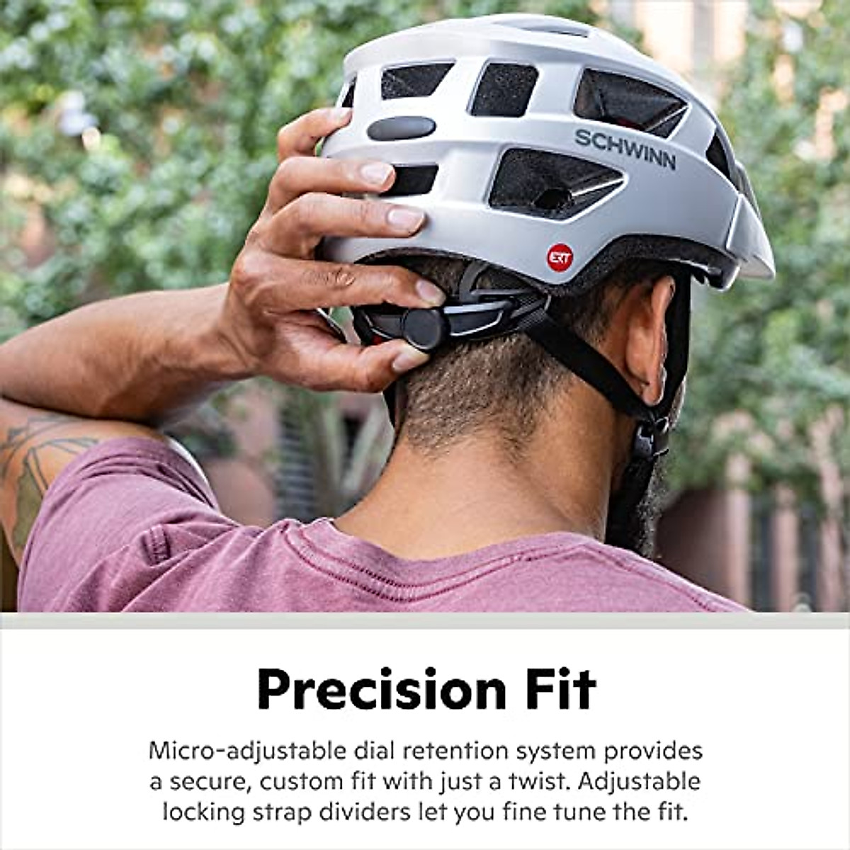 Schwinn Halcyon ERT Bike Helmet for Youth Boys Girls, Ages 8 to 14, Can Fit Head Circumference 54-58 cm, 19 Vents, Removeable Visor, Adjustable Fit, Medium Blue