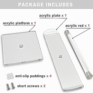 Bigfety Acrylic Headband Holder, Hair Accessories Organizer Clear Stand for Girls