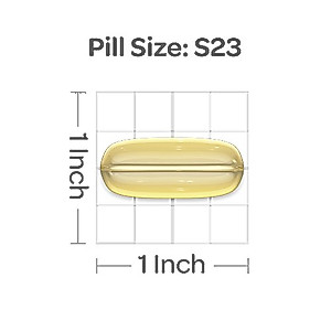 Omega-3 Fish Oil 1000 mg (300 mg Active Omega-3), Supports Heart and Joint Health, 250 Count by Puritan's Pride