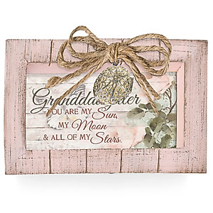 Cottage Garden Granddaughter Sun Stars Petite Locket Blush Pink Music Box Plays You are My Sunshine