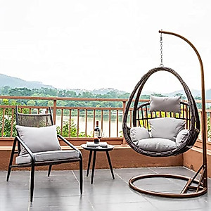 Hammock Chair Hanging Swing Spring - 700LB Capacity Hammock Spring for Hanging Basket Chairs Hammock and Porch Swings (Silver)