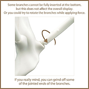 Sziqiqi Small Artificial Tree for Table Centerpiece White Fake Trees 1.9FT Faux Tree for Wedding Party Birthday Garden Home Christmas Decorations Indoor Outdoor