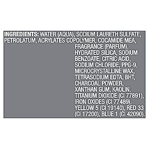 DOVE MEN + CARE Elements Body Wash Charcoal + Clay, Effectively Washes Away Bacteria While Nourishing Your Skin, Gray, 18 Fl Oz