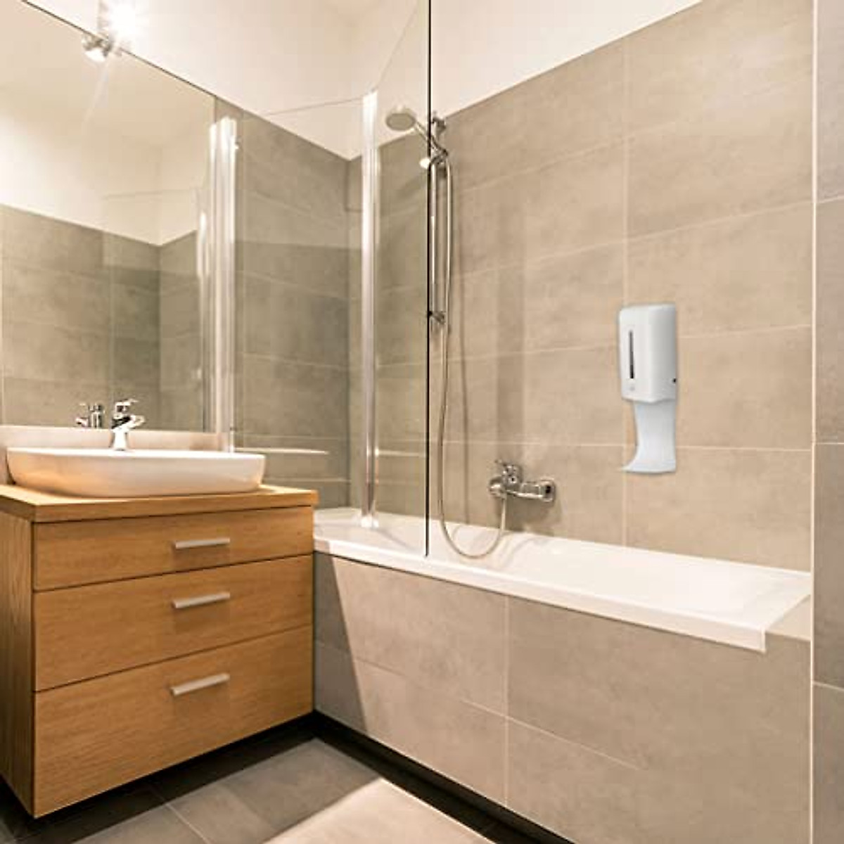 Yardwe Serving Tray 3pcs soap Dispenser Tray Hand Gel Dispenser Holder Laundry drip Trays Spray Drip Tray Hand soap Dispenser Wall Laundry Stand Soap Catch Tray Leakproof White abs