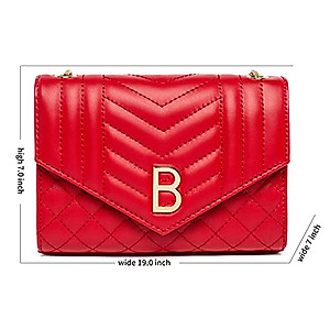 Women Clutch Bags Genuine Leather Evening Bags Wedding Purses Small Crossbody Bag -Red