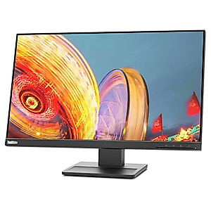Lenovo ThinkVision E24q-20 23.8" WQHD WLED LCD Monitor - 16:9 - Raven Black