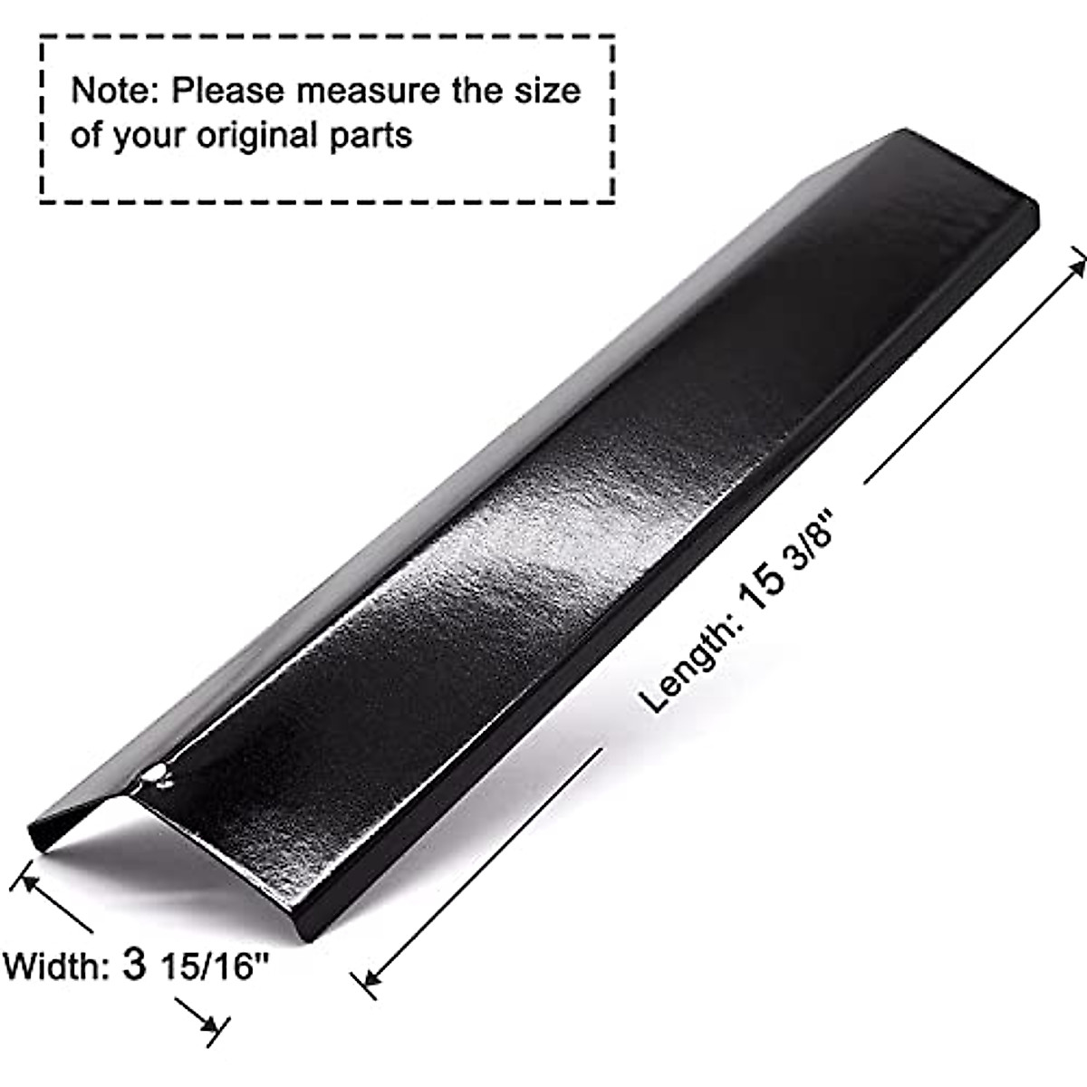 Criditpid Grill Replacement Parts for Brinkman 810-3660-S, 810-3661-F Models. Grill Heat Plate Shields, Pipe Burner Tubes and Crossover Tubes for Brinkman 810-3660-S.