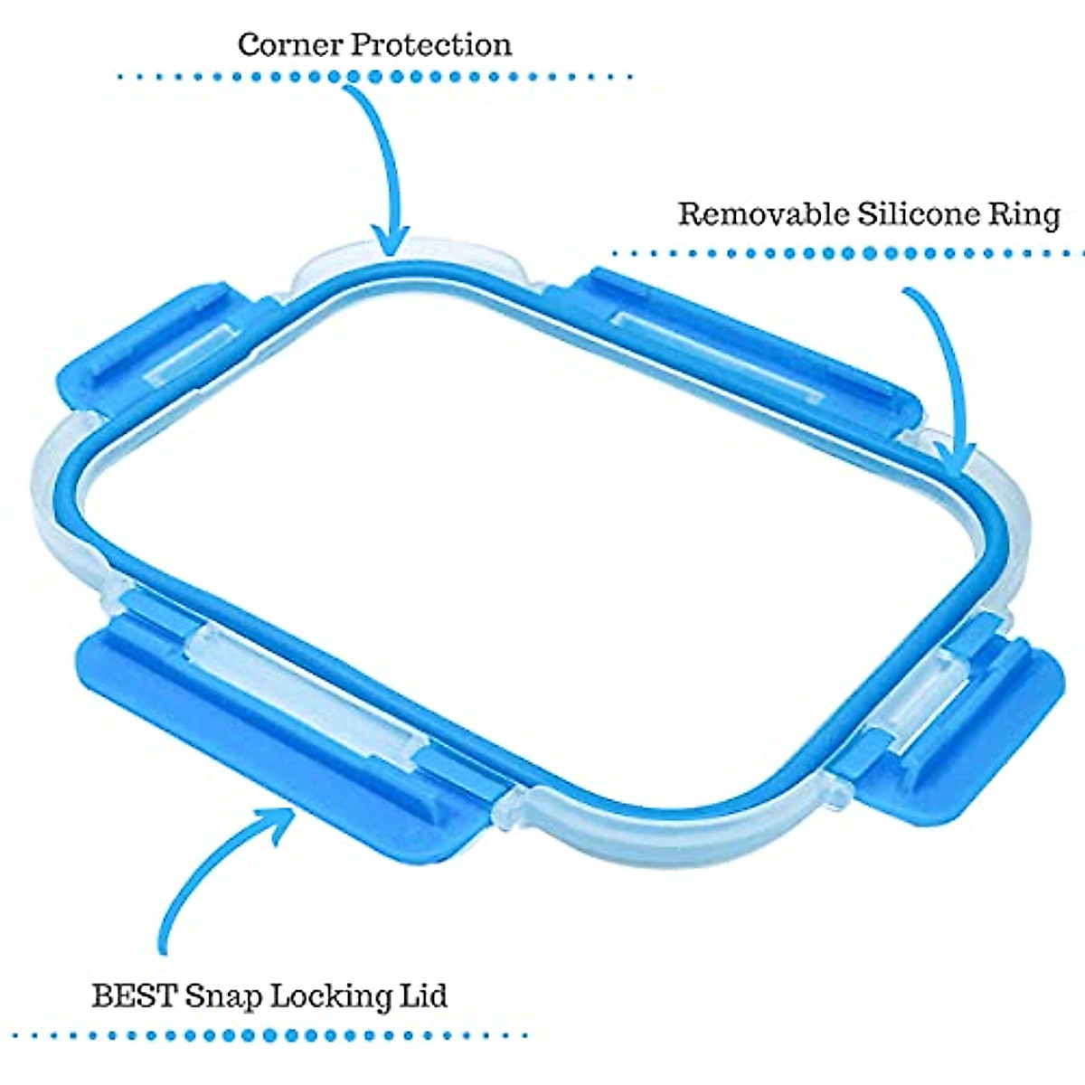 2 & 3 Compartment Glass Meal Prep Containers (4 Pack, 32 oz) - Glass Food Storage Containers with Lids, Glass Lunch Box, Glass Bento Box Lunch Containers, Portion Control, Airtight
