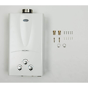 MAREY GA10LP Power 10L 3.1 GPM Propane Gas Tankless Water Heater, Liquid, White