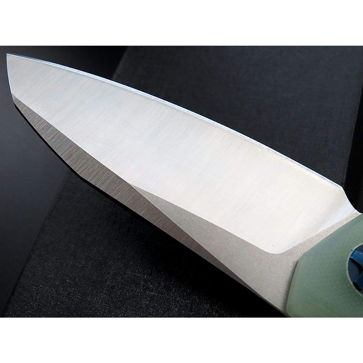 Eafengrow 0456 Folding Knife G10 Handle D2 Blade Ball Bearing Flipper Hunting Knife Pocket Camping Survival Outdoor Knife (Jade)