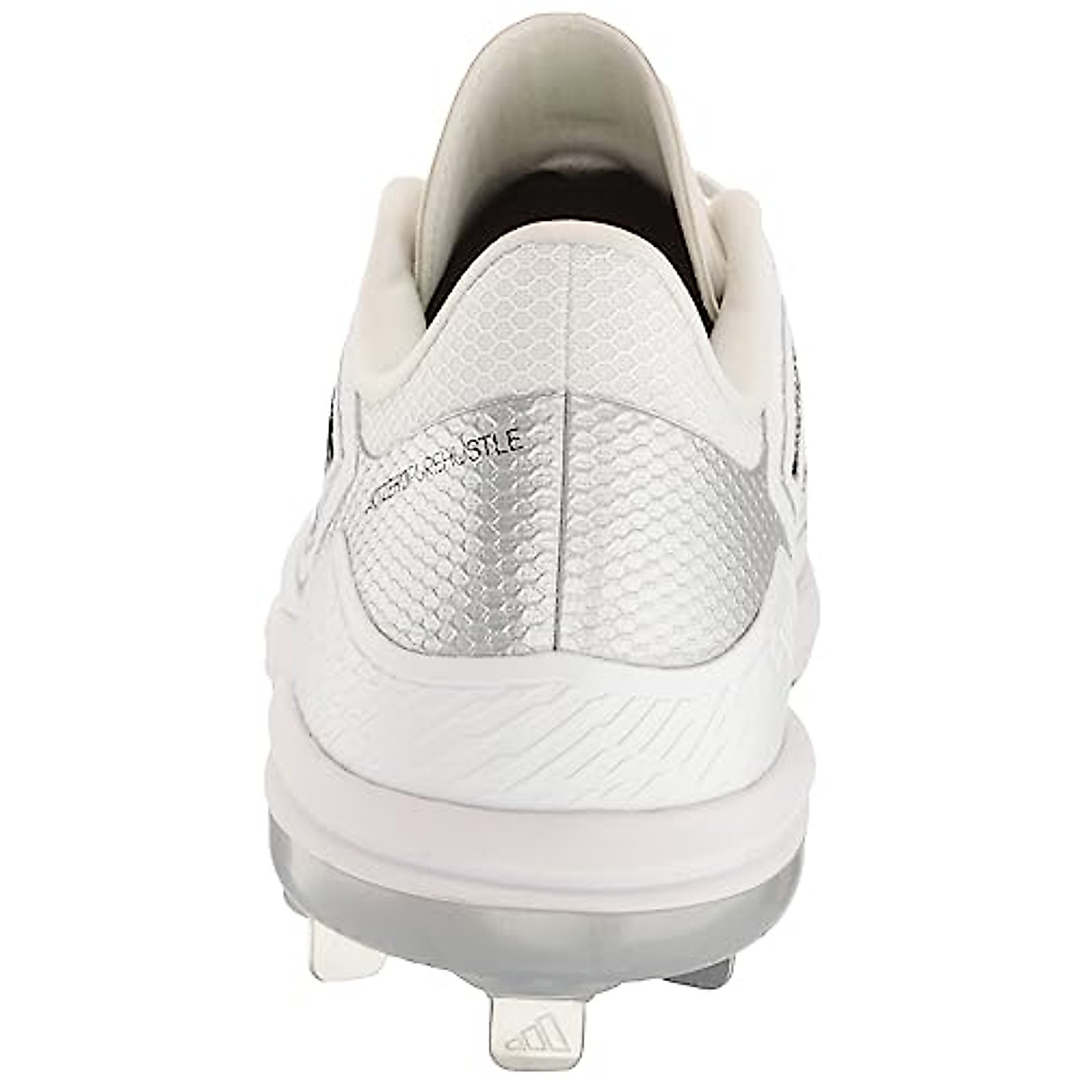 adidas Women's Adizero Purehustle 3 Elite Sneaker, White/Black/Silver Metallic, 11.5