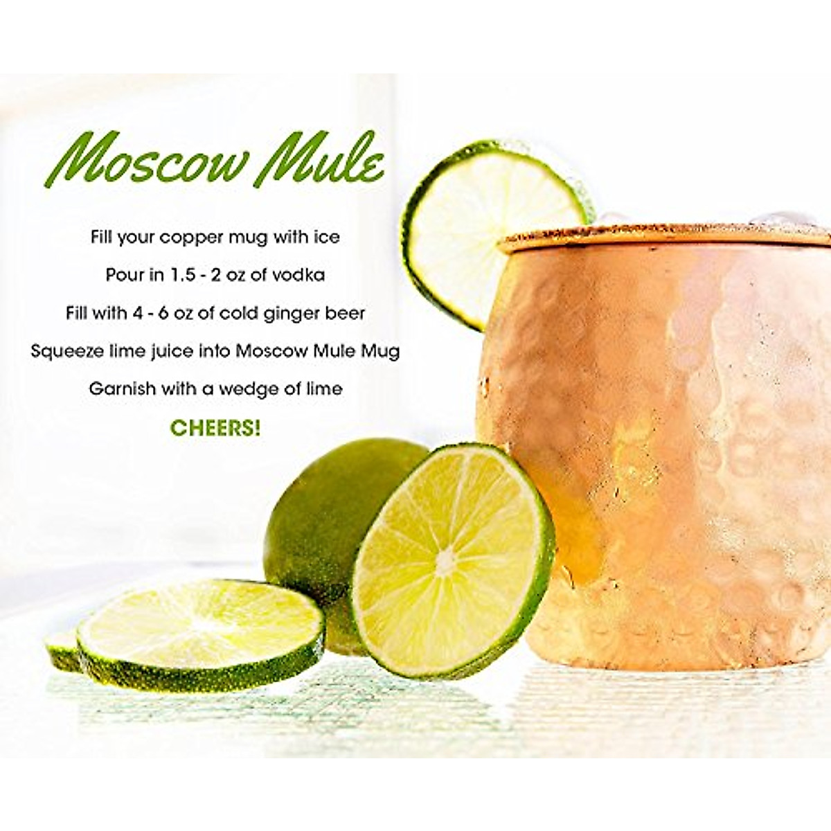 Alchemade 100% Pure Copper Tumbler - 16 Ounce Derby Cup Without A Handle For Mint Juleps, Cocktails, Mixed Drinks, Or Your Favorite Beverages - Keeps Drinks Cold