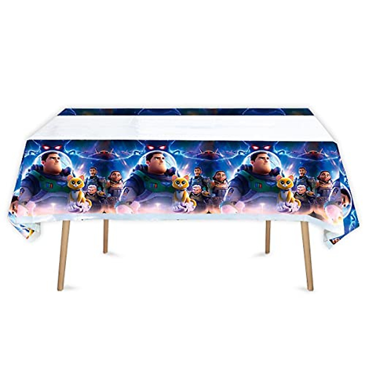 Buzz Lightyear Birthday Party Tableware Supplies,Toy Story Plate and Napkins + Tablecovers Service 20