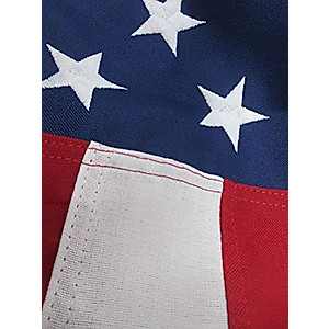 American Flag Heavy Duty 5x8 Premium Commercial Grade 2 ply Polyester 100% Made in USA Tough Durable Fade Resistant All Weather SEWN STRIPES EMBROIDERED STARS