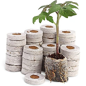 Window Garden Seed Starter Soil Mix - Gardening Starting Soil - Planting Soil for Vegetables, Herbs and Flowers - Ideal Potting Soil, Compressed Discs for Indoor and Outdoor Planting