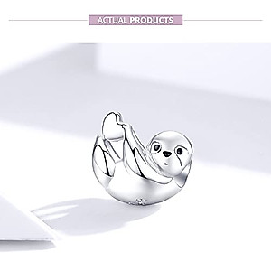 Sloth Charms Sterling Silver Animal Beads fit Pandora Bracelet Jewelry for Women Mom Wife
