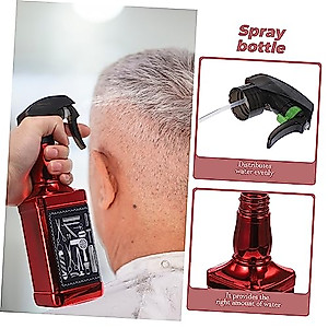 FOMIYES Spray Mist Bottle Hairdressing Electroplating Retro Watering Can Spray Mist Bottle The Pet Red Water Spray Can Watering Kettle Water Sprayer Vintage Water Container Travel