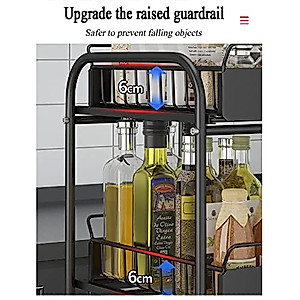 MADELL Sinks Under Sink Organizers,Kitchen Cabinet Organization,Multi-Purpose Organizer and Storage for Kitchen Countertop Bathroom Cabinet/Black