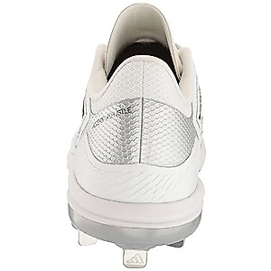 adidas Women's Adizero Purehustle 3 Elite Sneaker, White/Black/Silver Metallic, 11.5
