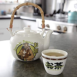 Avatar: The Last Airbender The Jasmine Dragon Tea Set - Ceramic Teapot & Tea Cup - Avatar Gift for Adults, Men, Women, Fathers Day