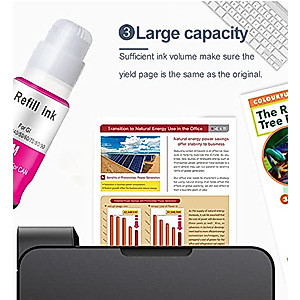 Primer Ink Compatible Canon GI-20 GI20 Refill Ink Kit for Canon PIXMA G5020 G6020 G7020 MegaTank Printers, 4-Pack Cyan