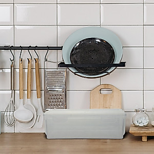 DOITOOL Bread Containers Storage Airtight Loaf - Transparent Plastic Bread Box for Homemade Bread - 7 Inch Bread Keeper Bread Holder Bread Saver for Homemade Bread Storage