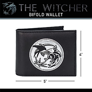 Concept One Netflix The Witcher Bifold Travel Wallet, Black