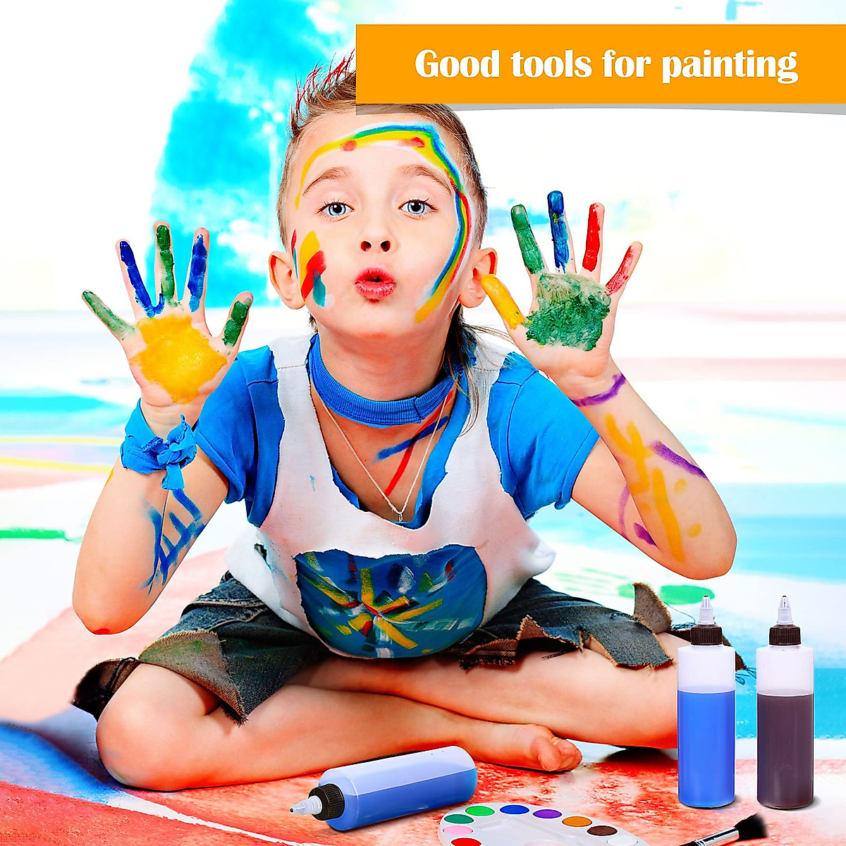 Honeydak 30 Pack 8.5 oz Squeeze Bottles Boston Empty Dispensing Bottles Plastic Lab Dispensing Bottles with Twist Top Cap Funnel for Liquids Inks Oil Sauce Condiments Arts and Crafts