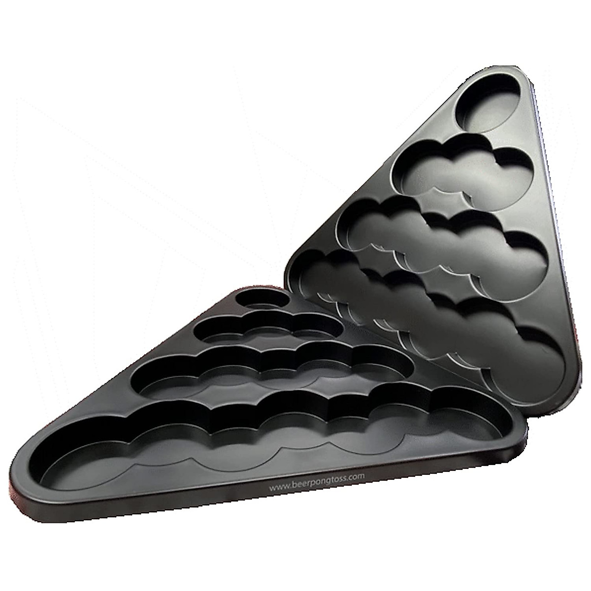 2-in-1 Cornhole & Pong Table - for College, Tailgate, Parties | Includes - 8FtPong Table, Cornhole Board Set 4x2Ft, (8) Cornhole Bags (22) Cups (6) Pong Balls & (2) Racks (Pong Racks)