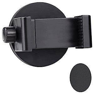 Mippko Magnetic Motorcycle Phone Holder,Strong Magnetic Attracts Tank, Non-Slip & Anti-Scratch,Compatible with 3.5~7.5" iPhone/Samsung Galaxy/Nexus/HTC/LG, One Adhesive Metal Plate Attached