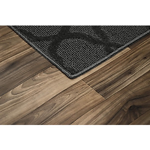 Garland Rug Sparta Non Slip Polypropylene 9 Ft. X 12 Ft. Cinder Gray Area Rug- Ideal for Living Rooms & Hallways, Stylish & Durable for High-Traffic Areas