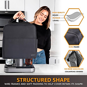Ksestor Bartesian Dust Cover - Bartesian Cover for Cocktail Machine - Compatible with Premium, Professional, Duet - Black