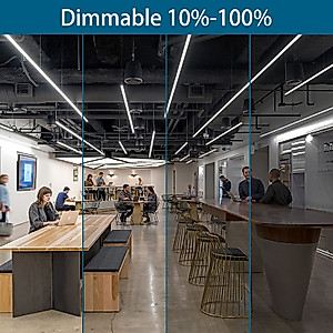 Barrina LED Linear Light with Remote Control, 4ft 45W, (Pack of 4)