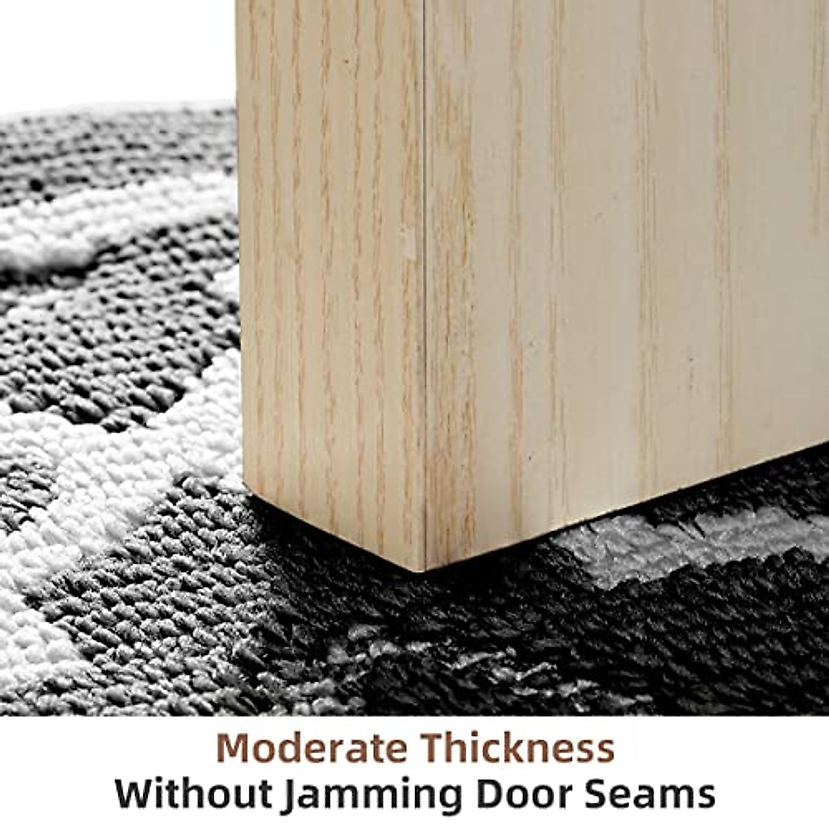 Doormats for Indoor Entrance Home - 32x48Inches Dirt Trapper Door Mat Indoor Outdoor, Water Absorbing Door Mat, Indoor Entryway Rug, Non Slip Door Mat Indoor, Dark Grey